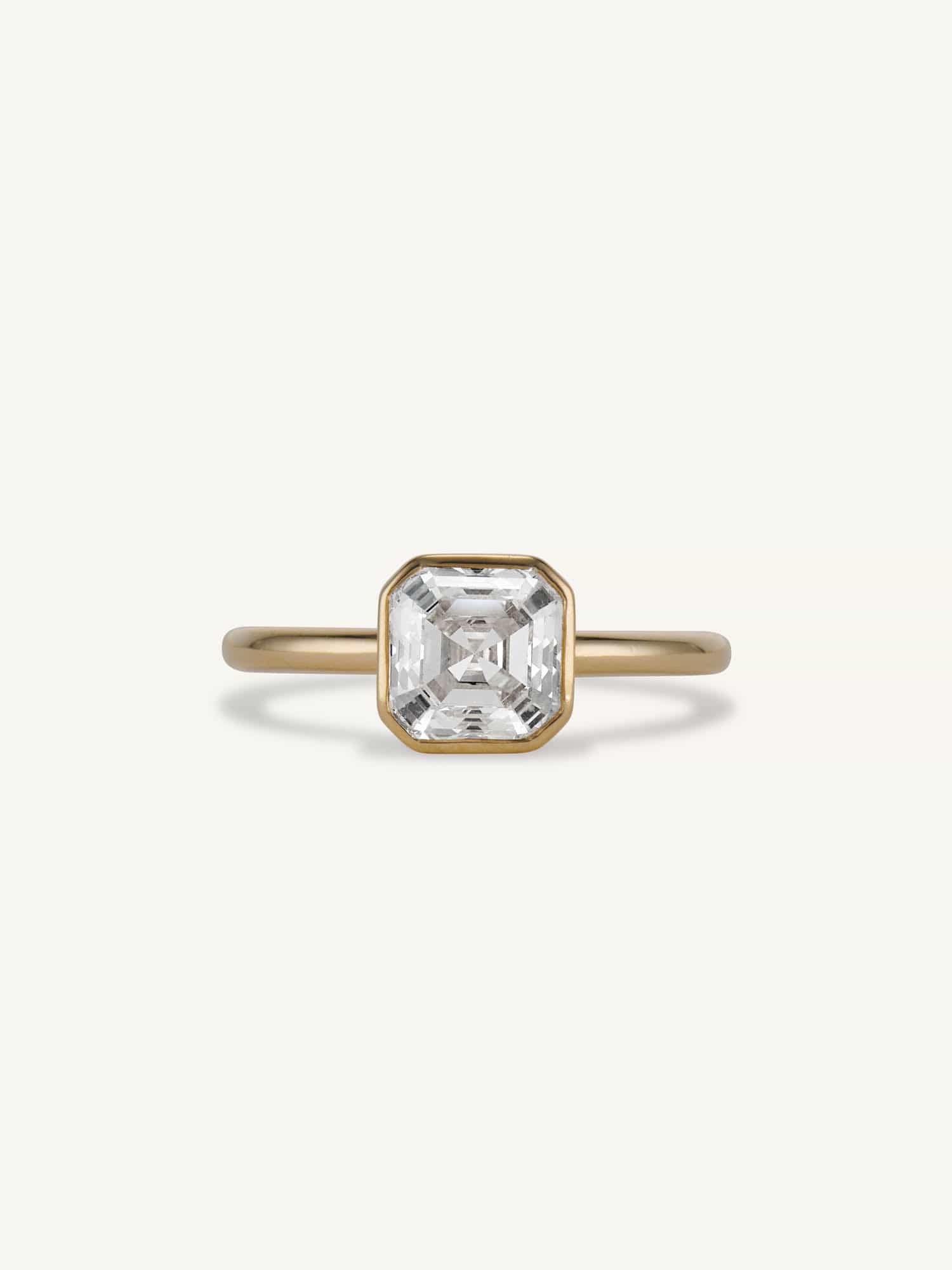 Asscher Cut Diamond Engagement Rings | Vintage & Antique| NYC ...