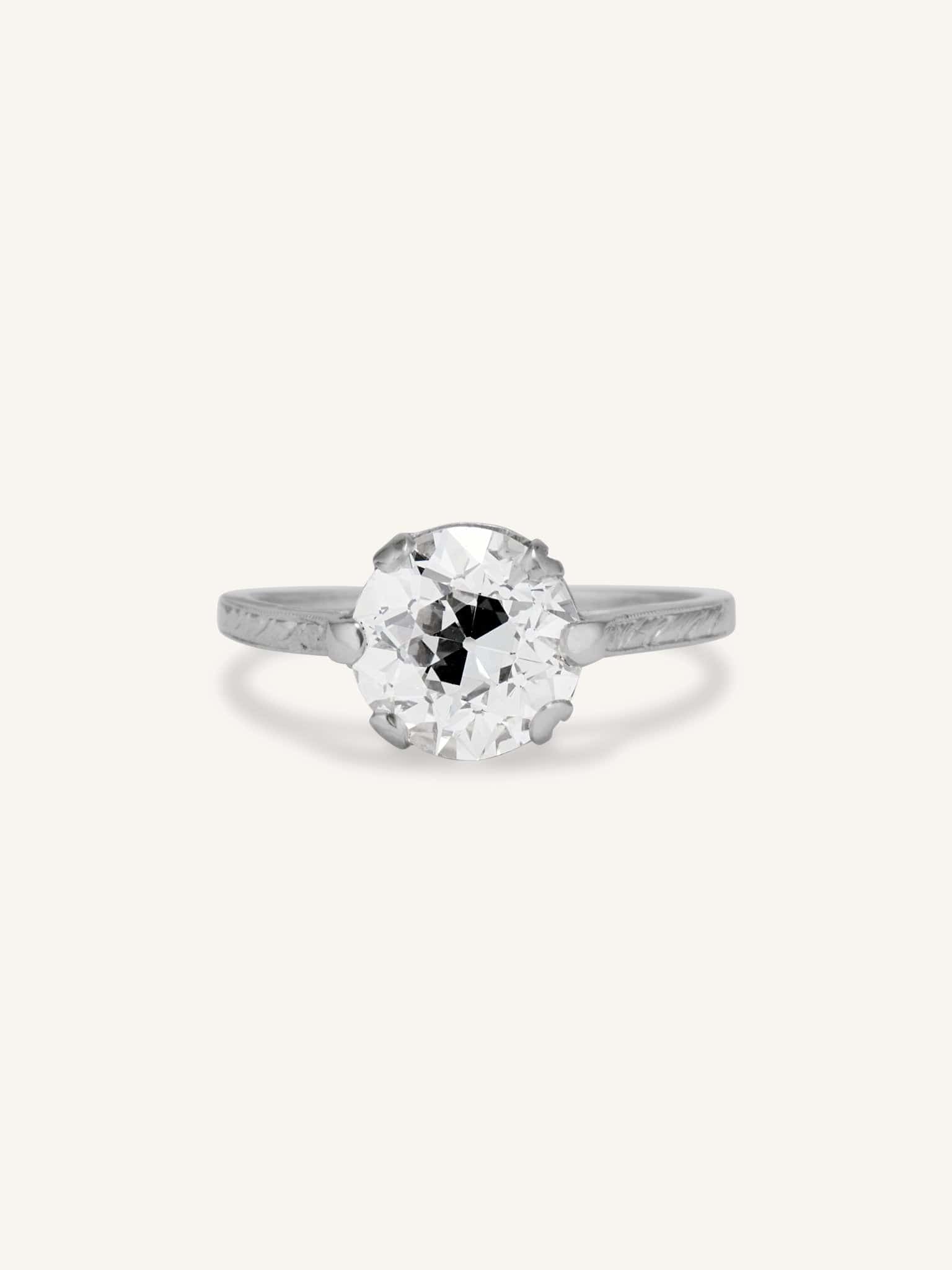 Dreicer & Co. Art Deco 2.12 Ct Antique Diamond Vintage Engagement Ring ...