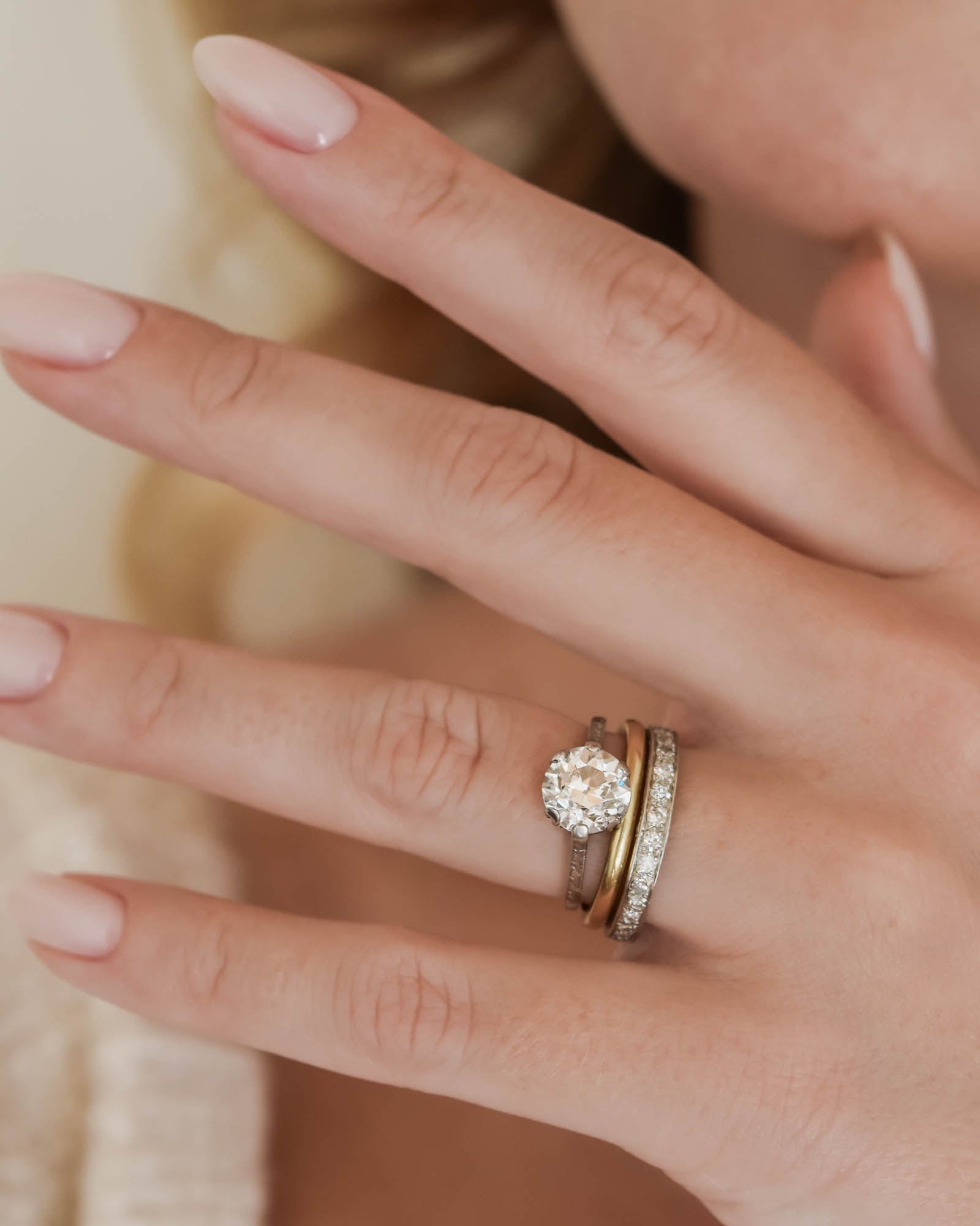 Dreicer & Co. Art Deco 2.12 Ct Antique Diamond Vintage Engagement Ring ...